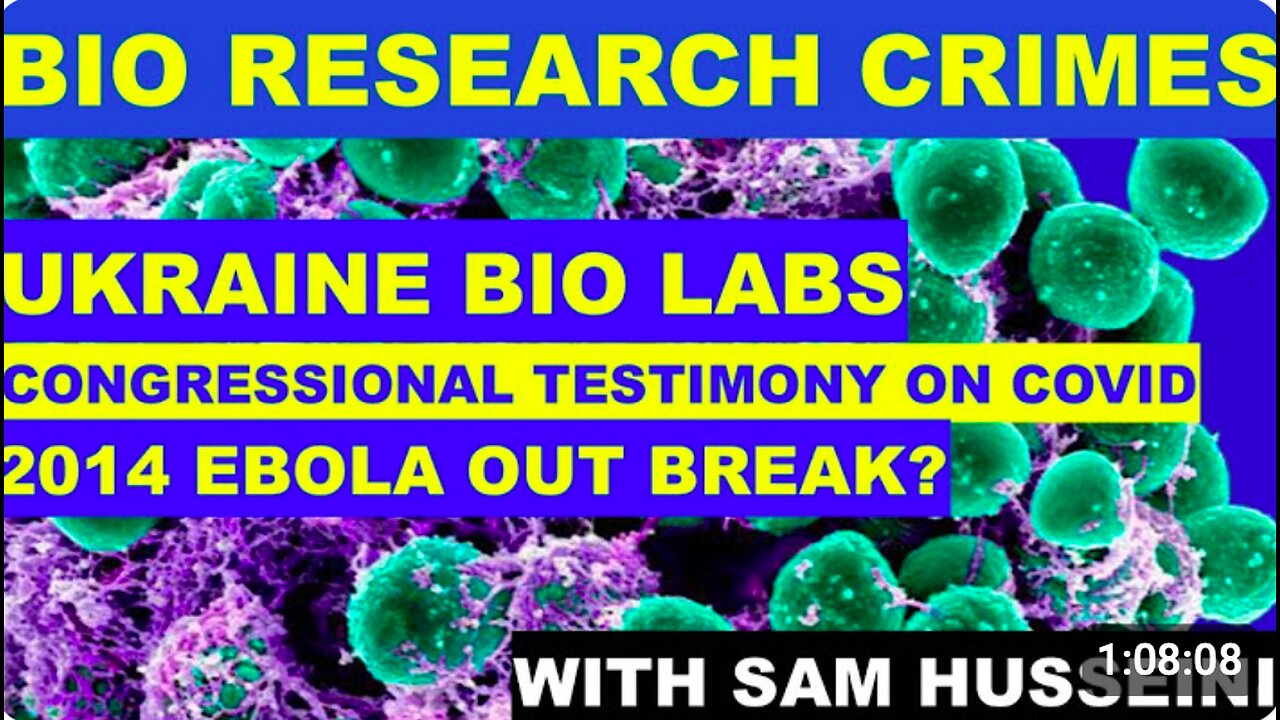 BIO RESEARCH CRIMES - UKRAINE LABS - CONGRESSIONAL TESTIMONY - WAS 2014 ...