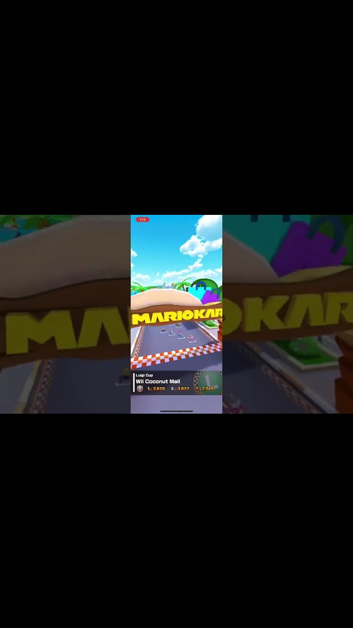 Mario Kart Tour - Wii Coconut Mall Track Intro