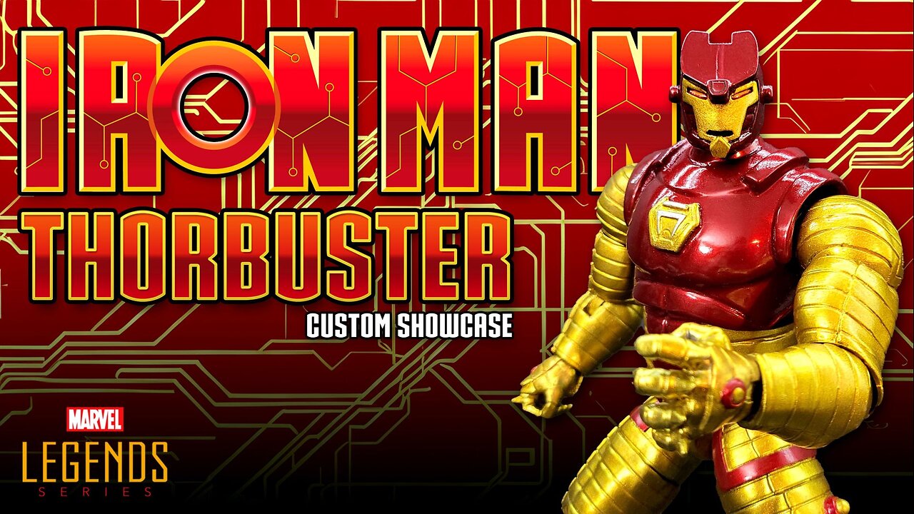 Custom Marvel Legends Thorbuster Iron Man Action Figure Showcase
