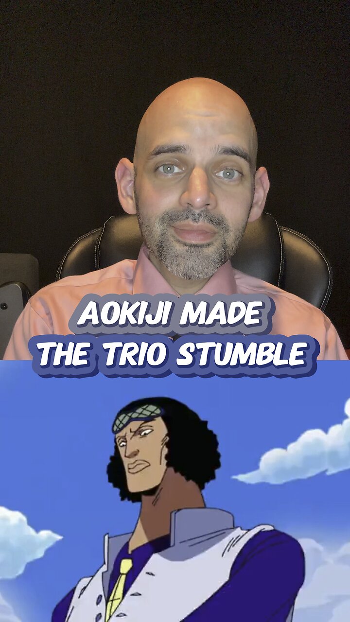 Aokiji made the Trio stumble. #onepiece #strawhats #eloyesright # ...