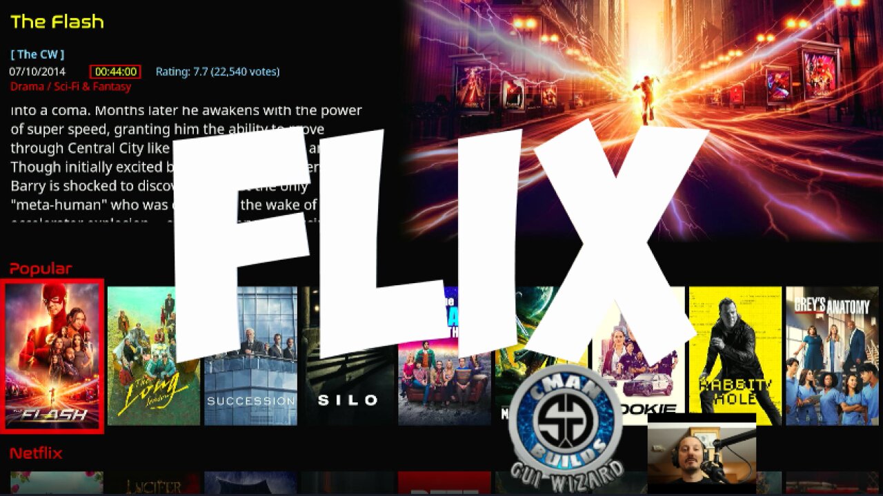 Kodi Builds - Flix v1.9 - SG Builds