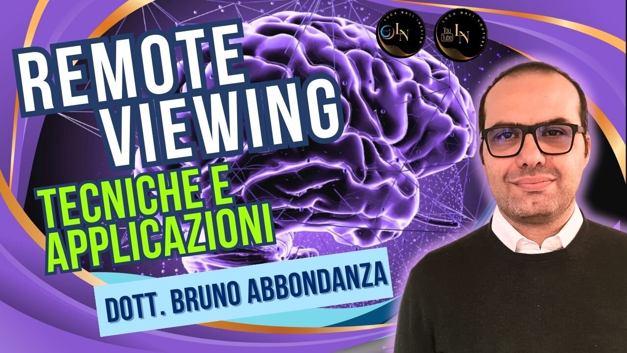 REMOTE VIEWING, TECNICHE E APPLICAZIONI - Dott. Bruno Abbondanza - Luca ...