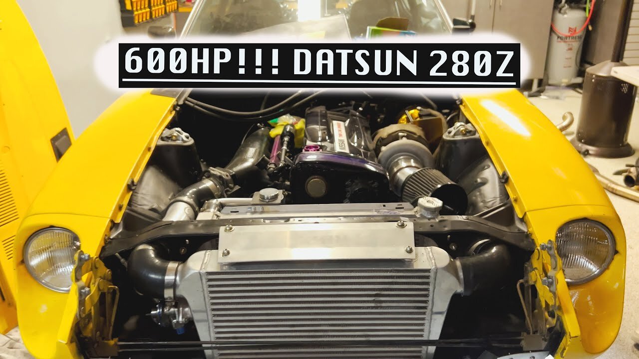 600HP!! Datsun 280z Fairlady Build - CRAZY Cantilever Suspension, 62mm ...