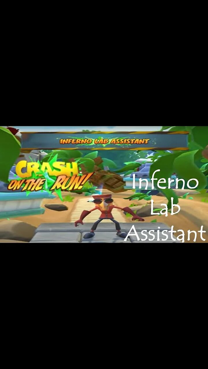 Crash Bandicoot: On The Run! Inferno Lab Assistant Battle Run Gameplay ...