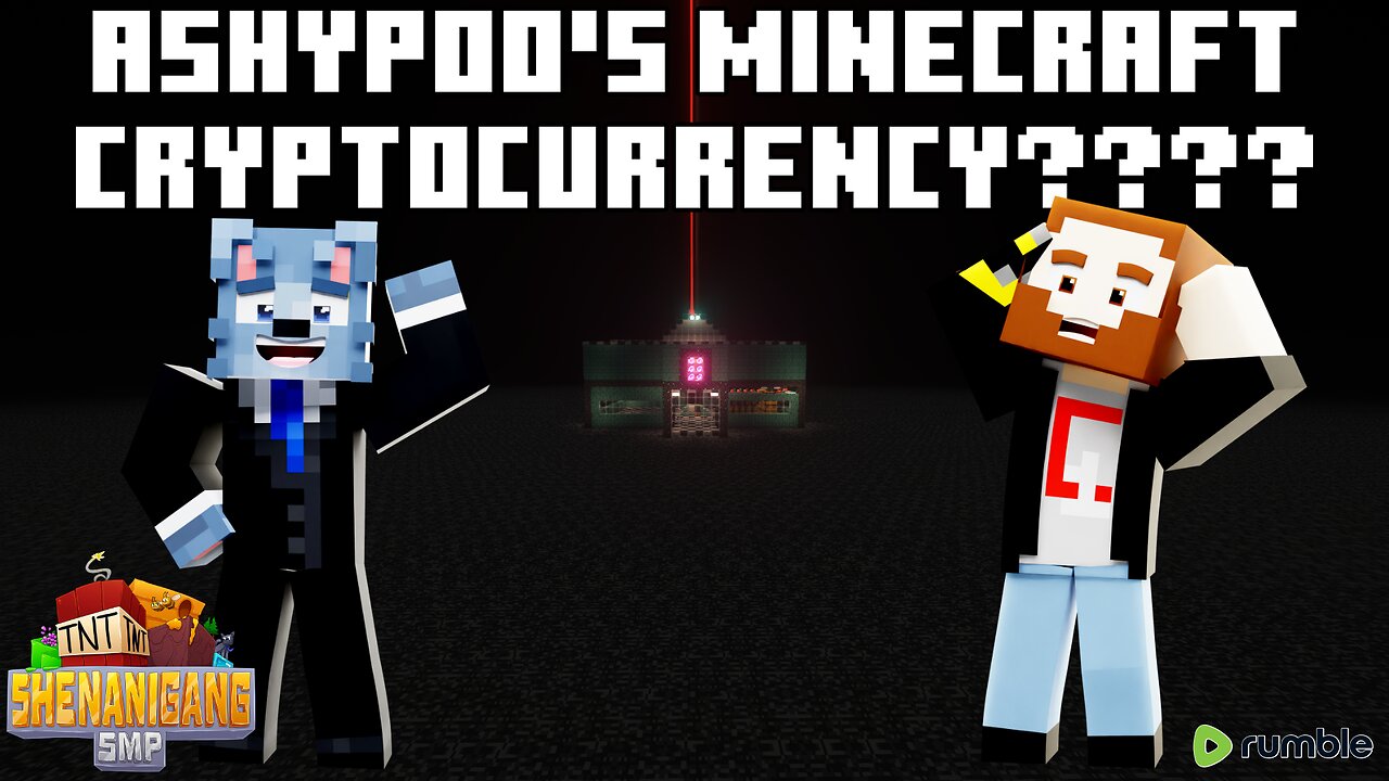 Ash Made A Cryptocurrency In Minecraft???? - Shenanigang SMP - Project Rebuild - Rumble Exclusive