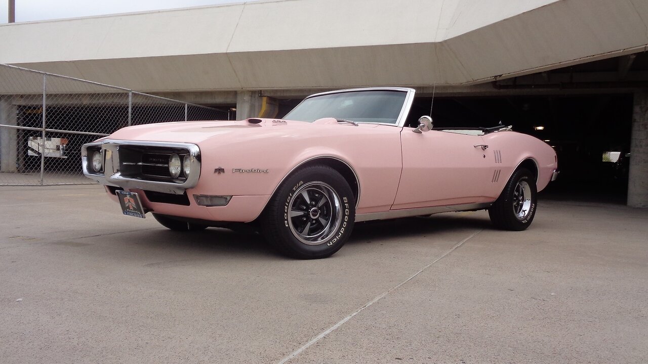 1968 Pontiac Firebird Convertible 400 in Pink Mist & Ride on My Car ...