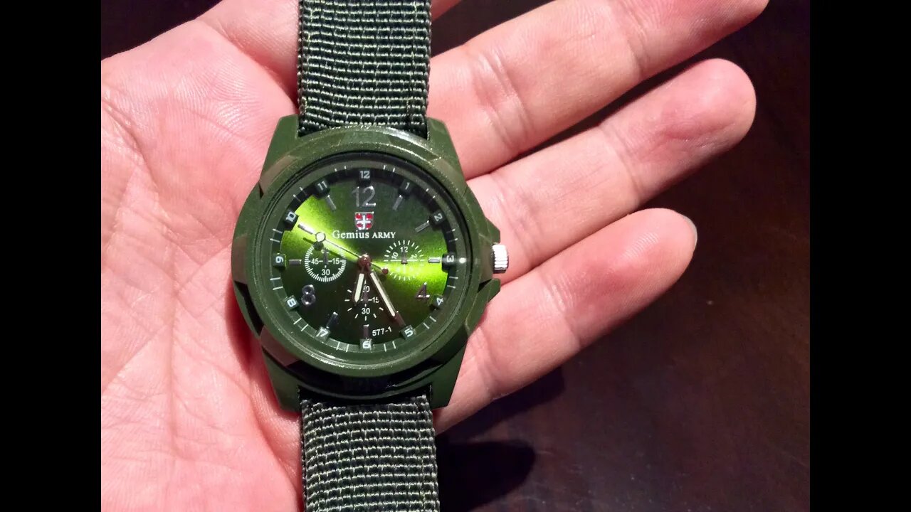 $5 Green Cool Army Racing Force Military Officer Fabric Band Gemius ...