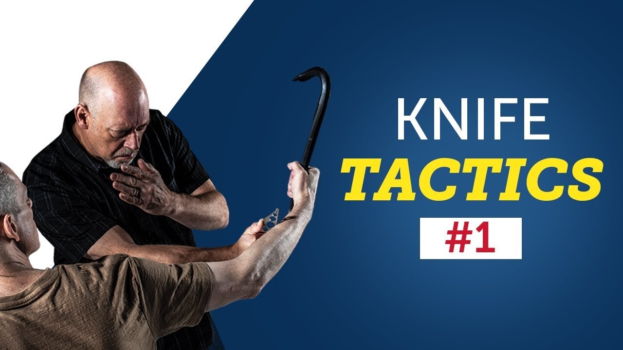 Knife Self Defense Techniques Against An Angle 1 Attack With A Long Weapon