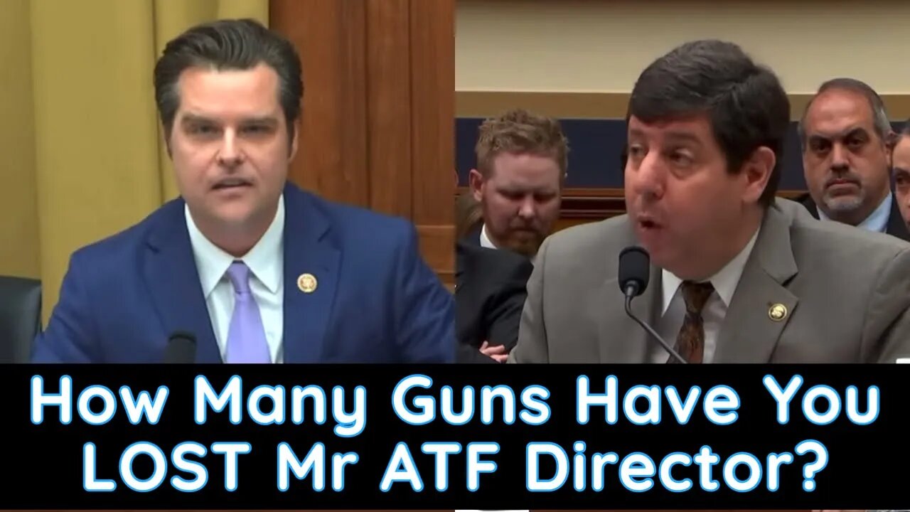 Matt Gaetz Destroys ATF Director Steven Dettelbach 🇺🇸 #freedom # ...