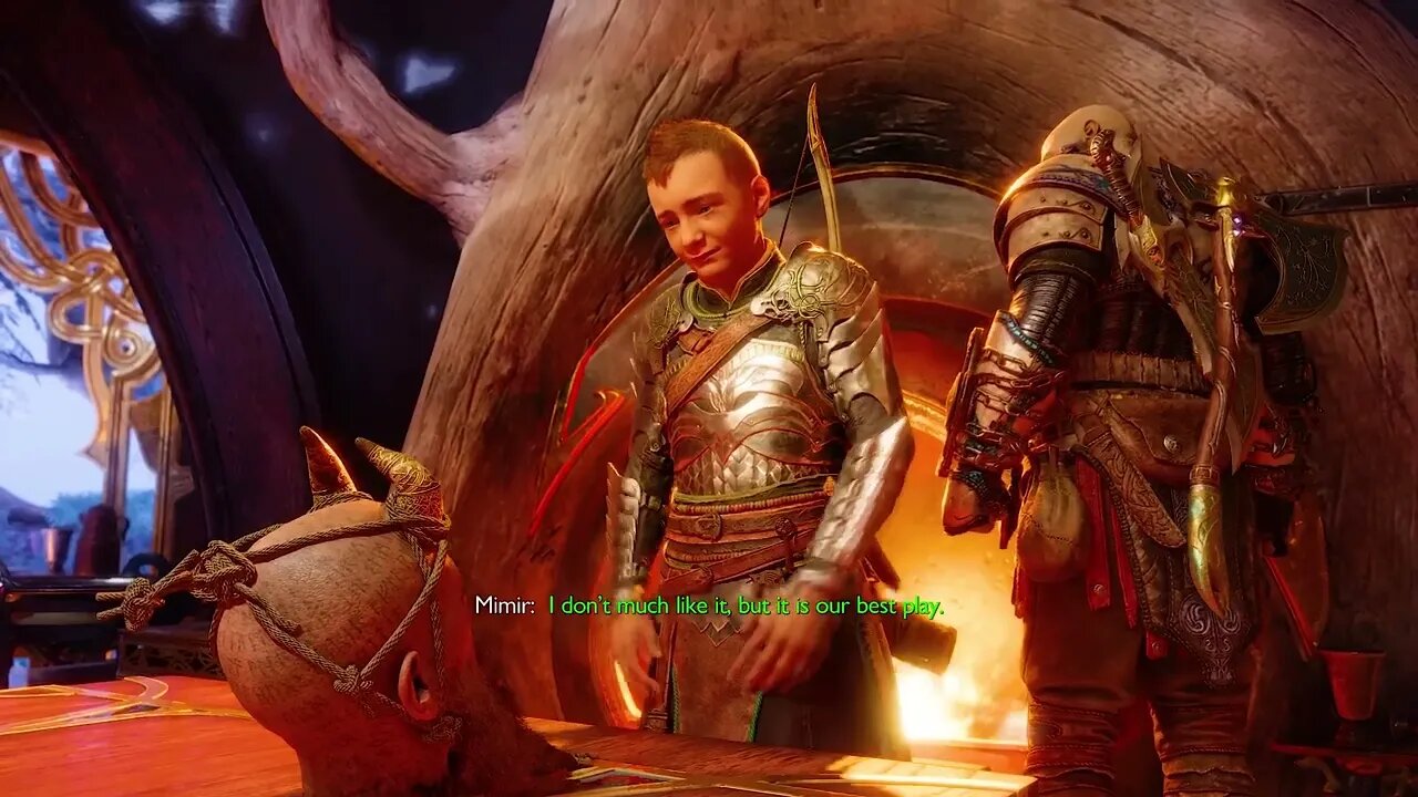 Atreus goes back to Asgard God of War Ragnarök #ps5 #ps4 #GOW #GodofWar ...