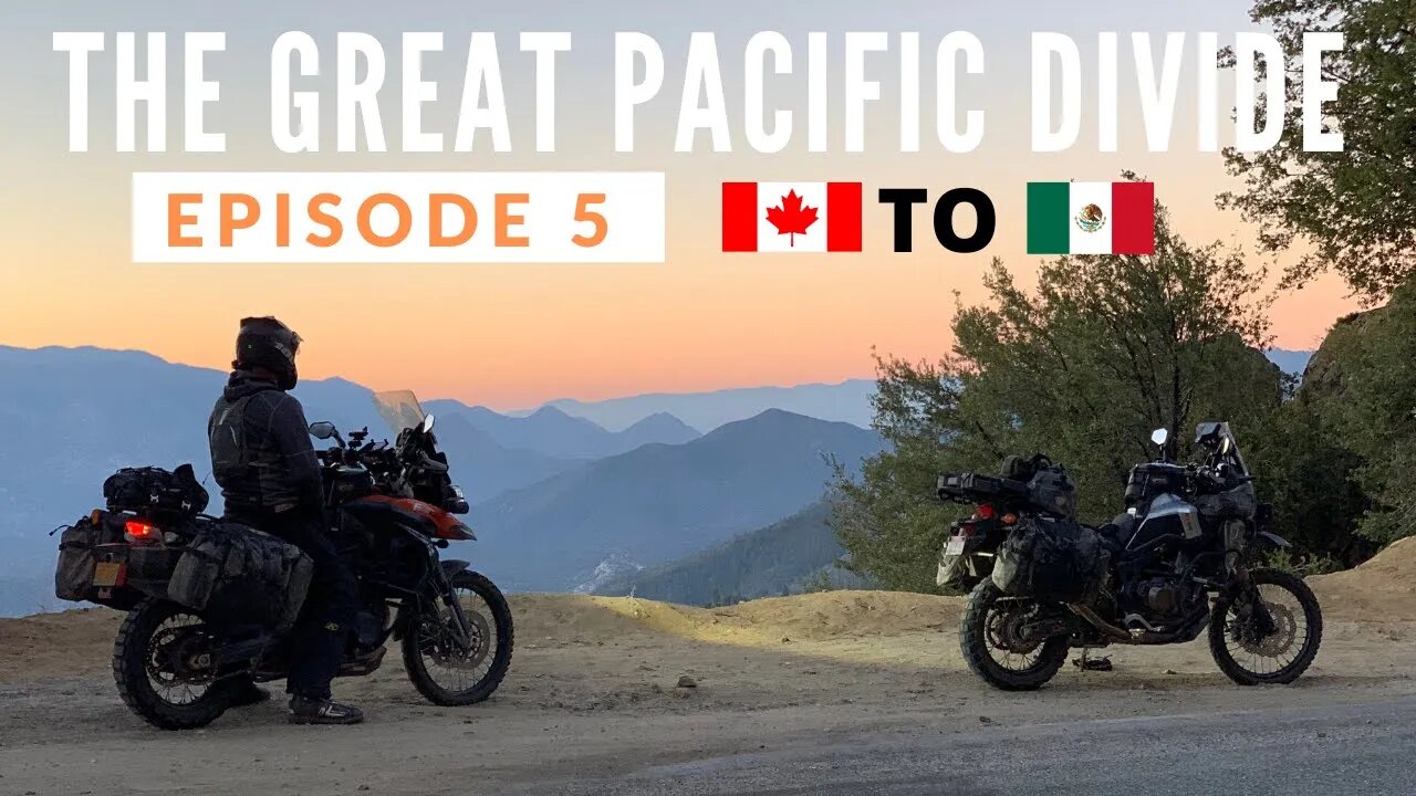 The Great Pacific Divide (Episode 5) Canada to Mexico Honda Africa Twin ...