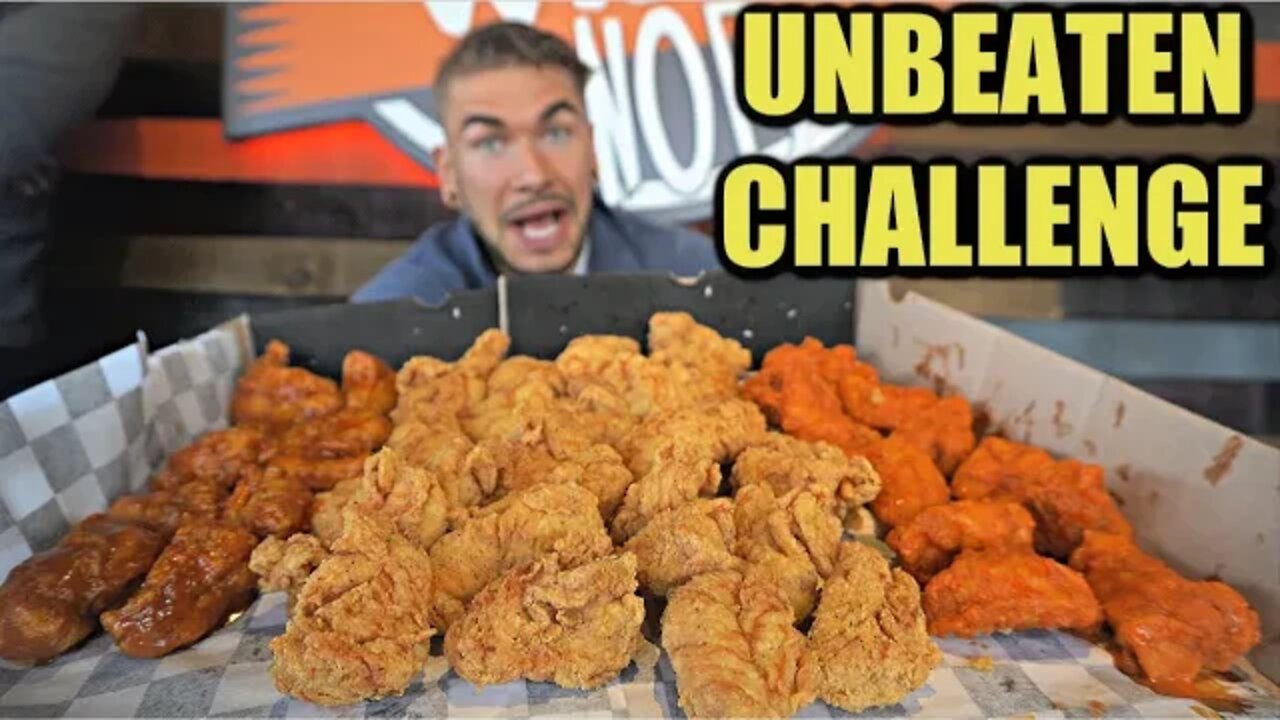 The UNDEFEATED “Snobby” Chicken Wing Challenge | Detroit Michigan | Man ...