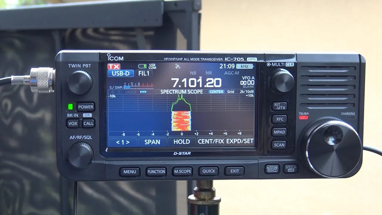 ICOM 705, Sending/Receiving Email At 5 Watts, 40 Meters With Chameleon ...