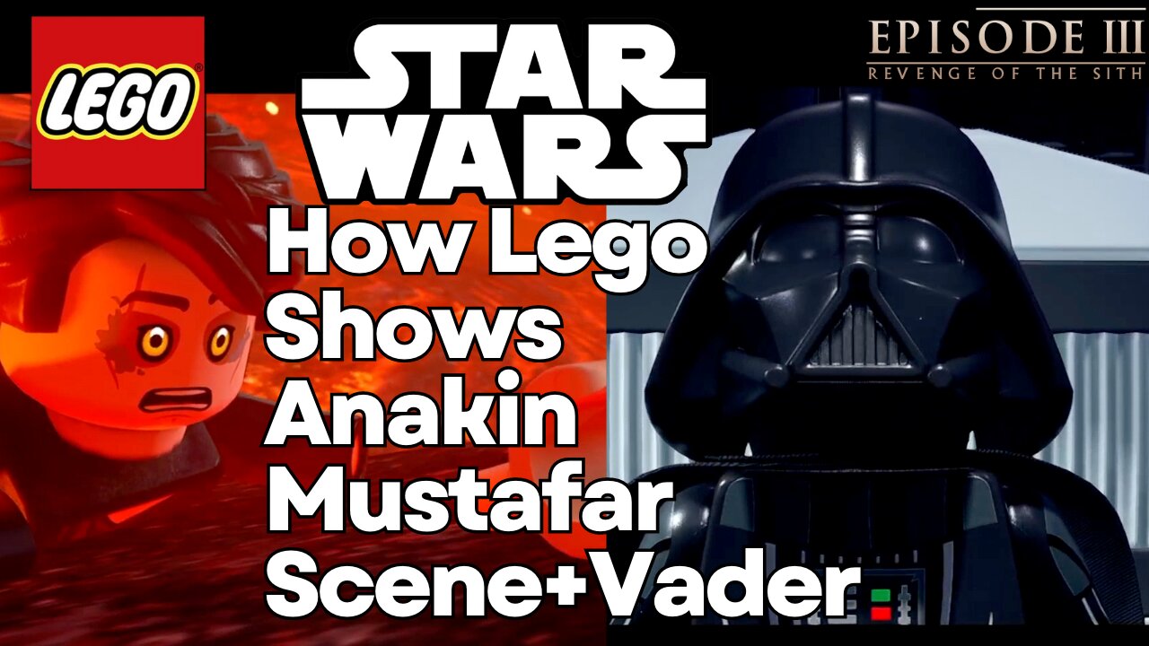 Lego Star Wars Skywalker Saga Anakin Mustafar Scene + Vader