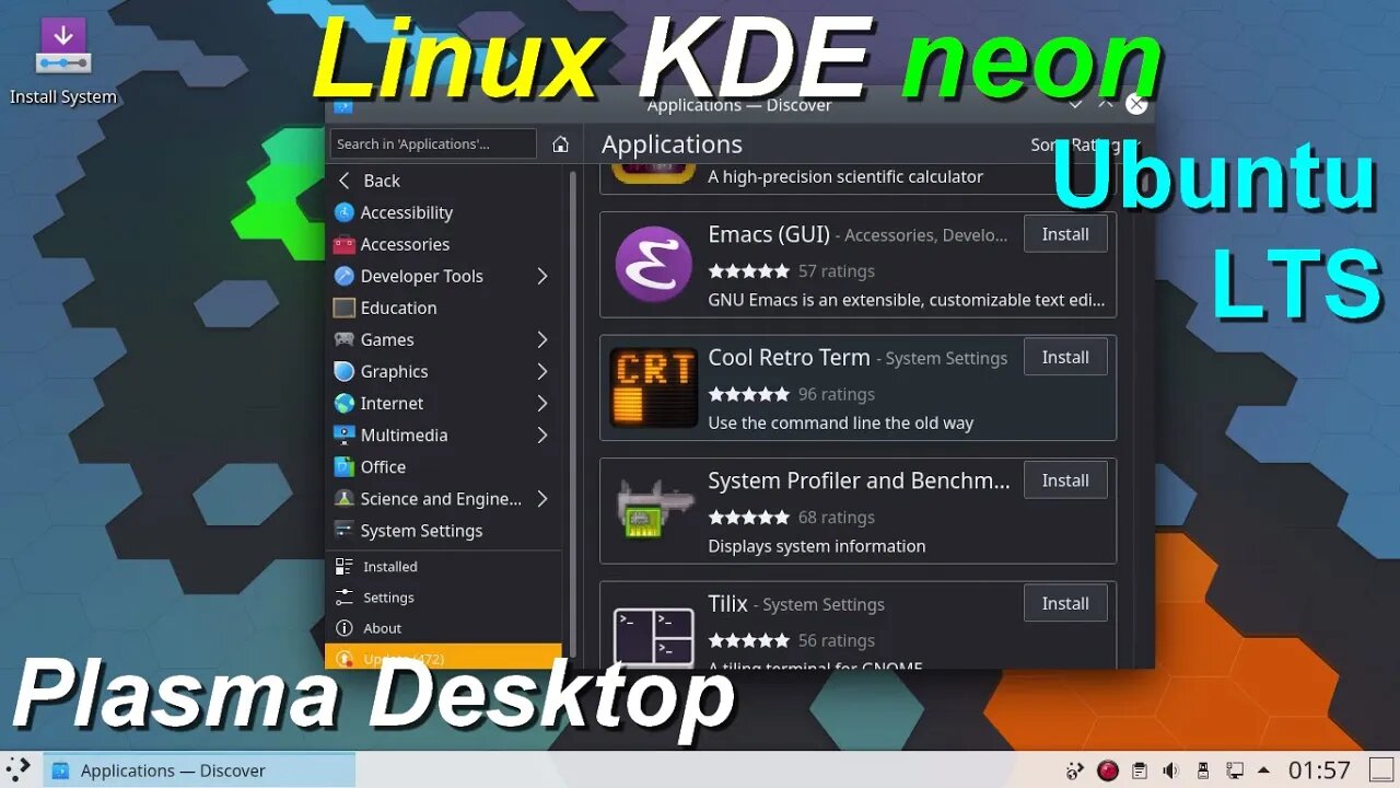 KDE neon distro linux baseada no Ubuntu LTS. Teste no pendrive sem ...