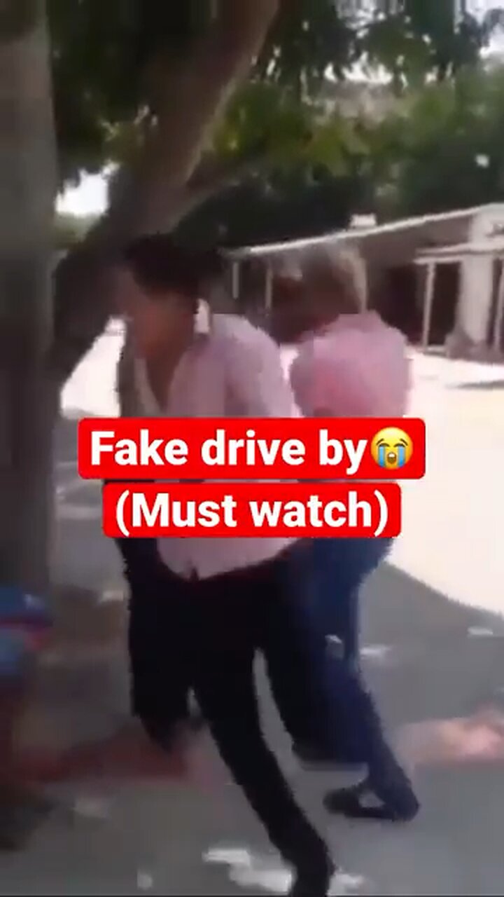 Fake drive by prank(must watch) 😳
