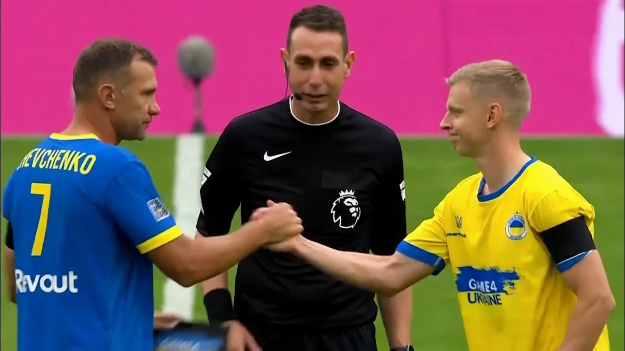 Team Shevchenko 2-2 Team Zinchenko | Game4Ukraine at Stamford Bridge ...