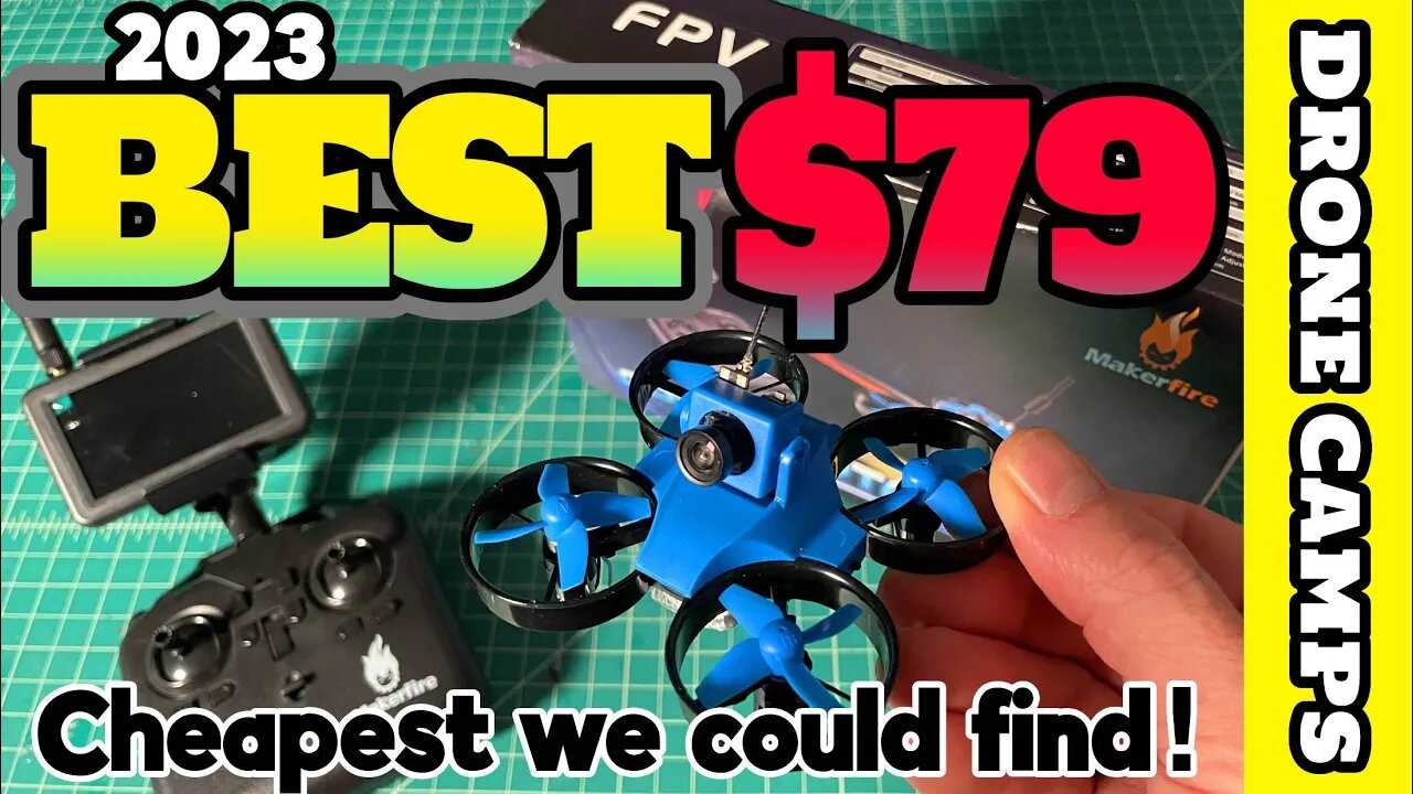 BEST Beginner Fpv Drone $79? - Makerfire Armor Blue Bee RTF Whoop ...