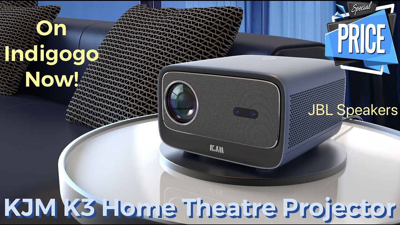 KJM K3 Projector On Indigogo Now! JBL Speakers, Certified Netflix And ...