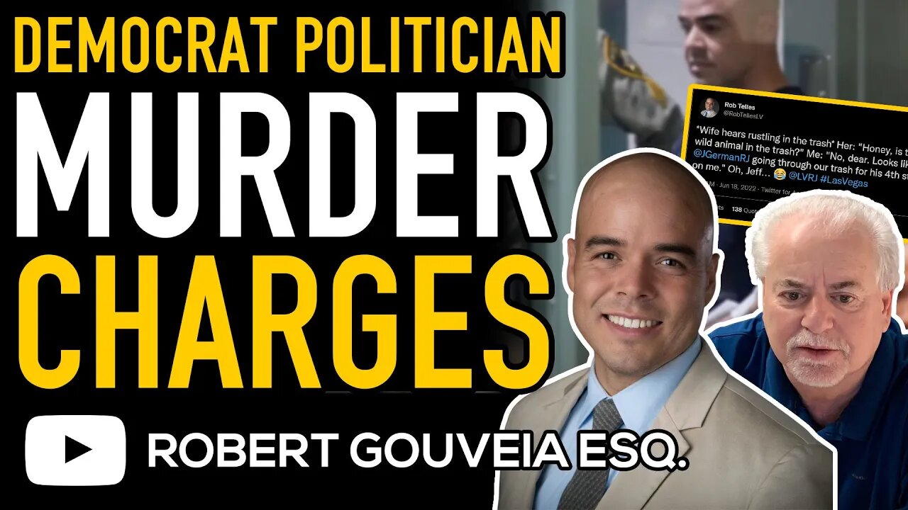 Democrat Politician ROBERT TELLES Charged with MURDER in Death of ...