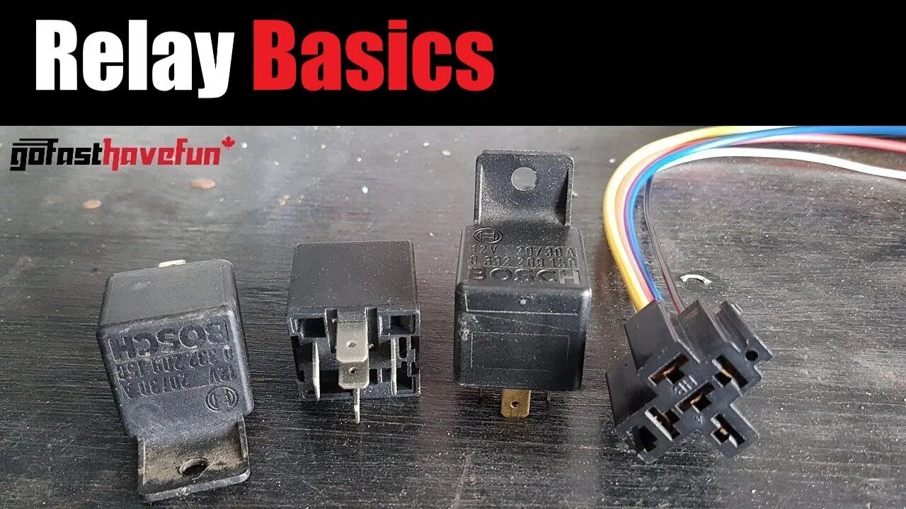 5 Pin Relay Basics and Tips how an Automotive Relay works/ Explained ...