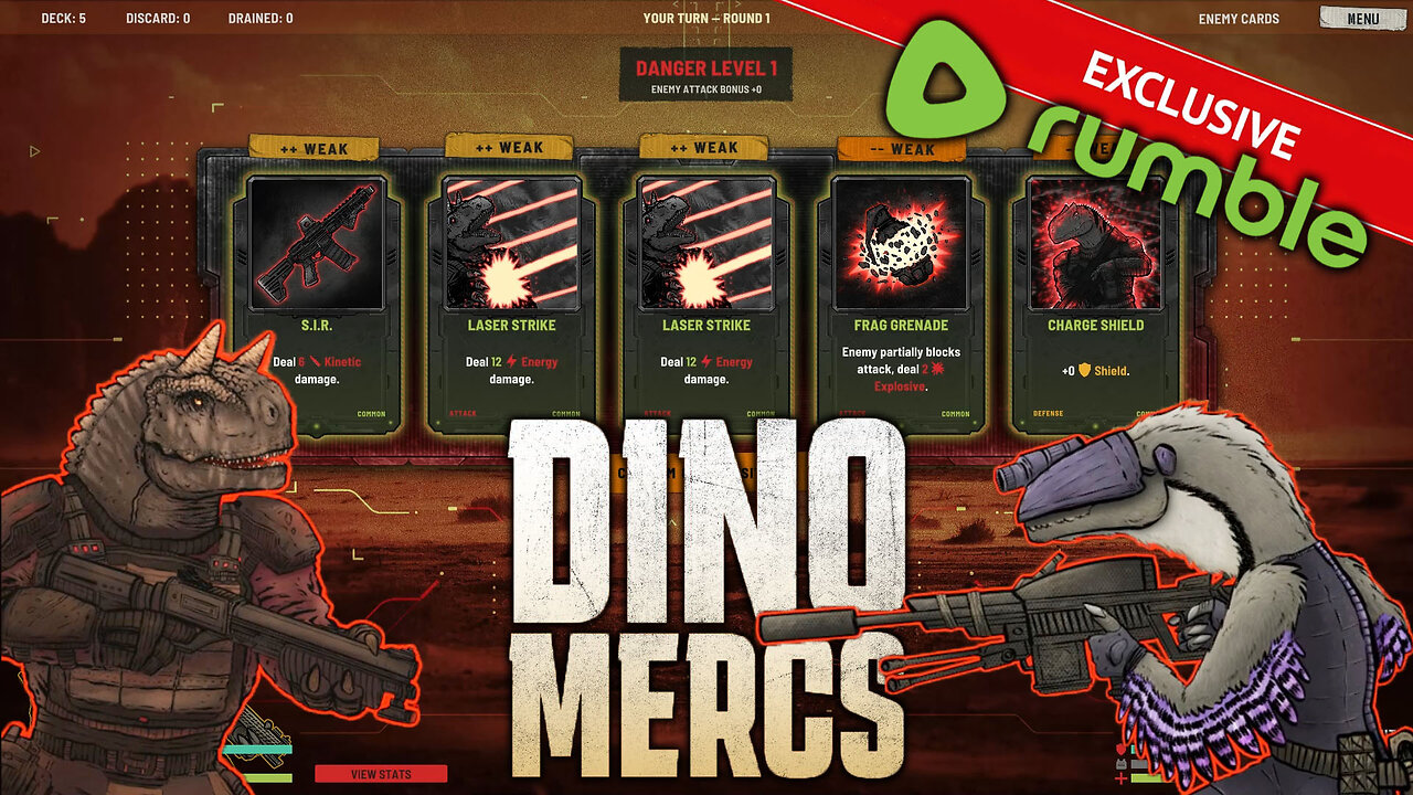 DINO MERCS - Playing My Cards Right (Roguelike Deckbuilding With ...