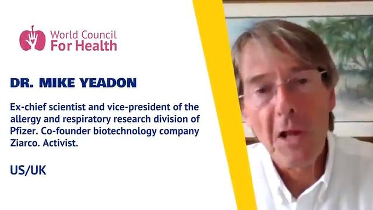Dr Mike Yeadon： Why the Depopulation Agenda is Real and What We Can Do ...