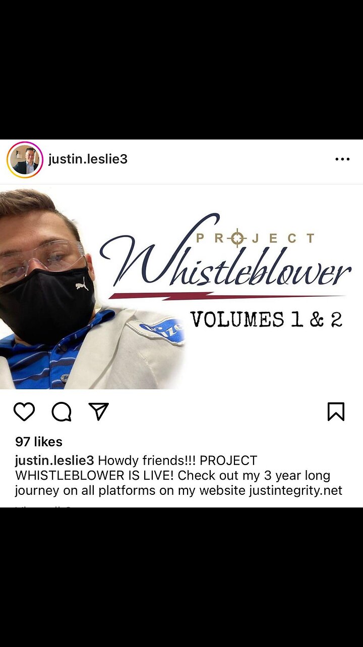 Project Whistle-blower Justin Leslie