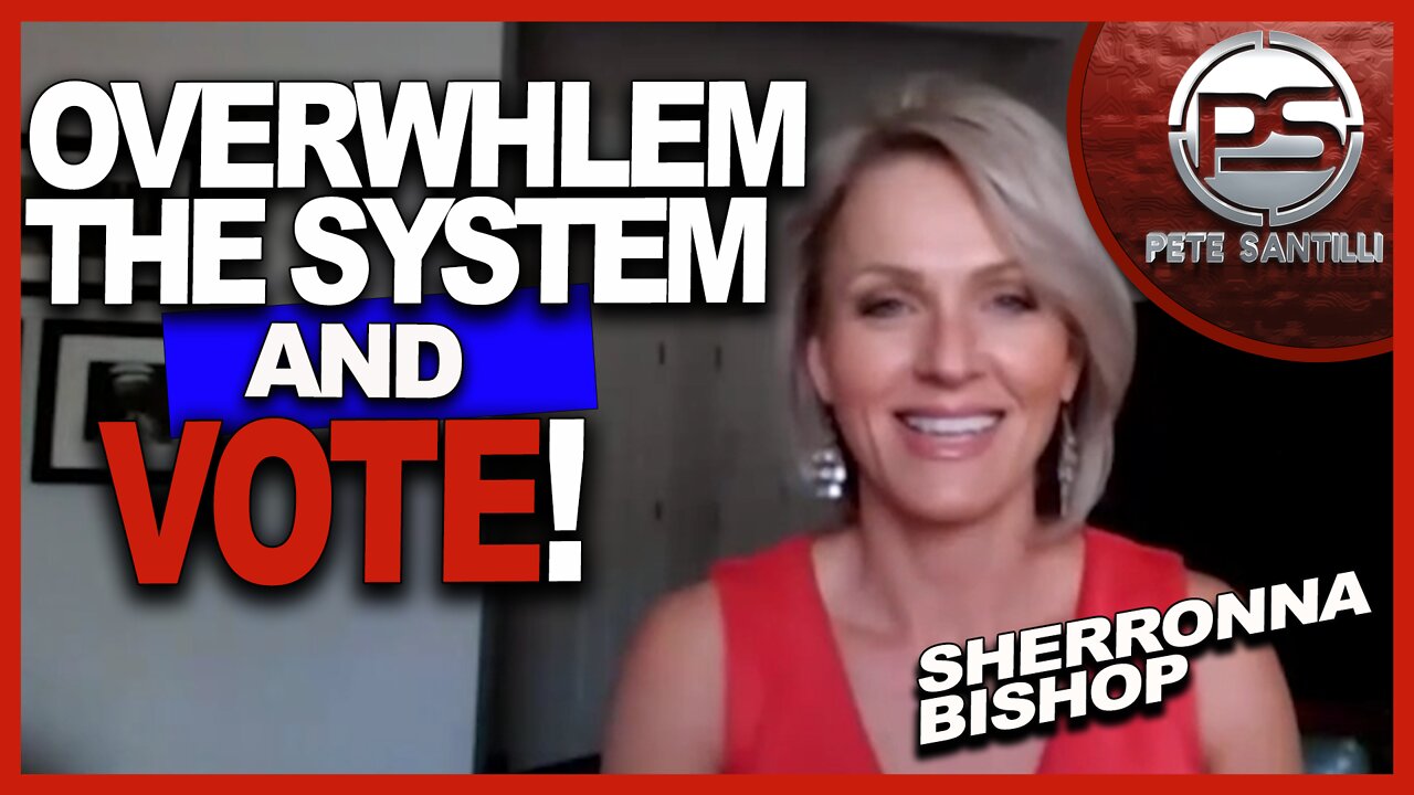 SHERRONNA BISHOP (AMERICA'S MOM) "WE NEED TO GO OUT VOTE AND OVERHWHEM ...