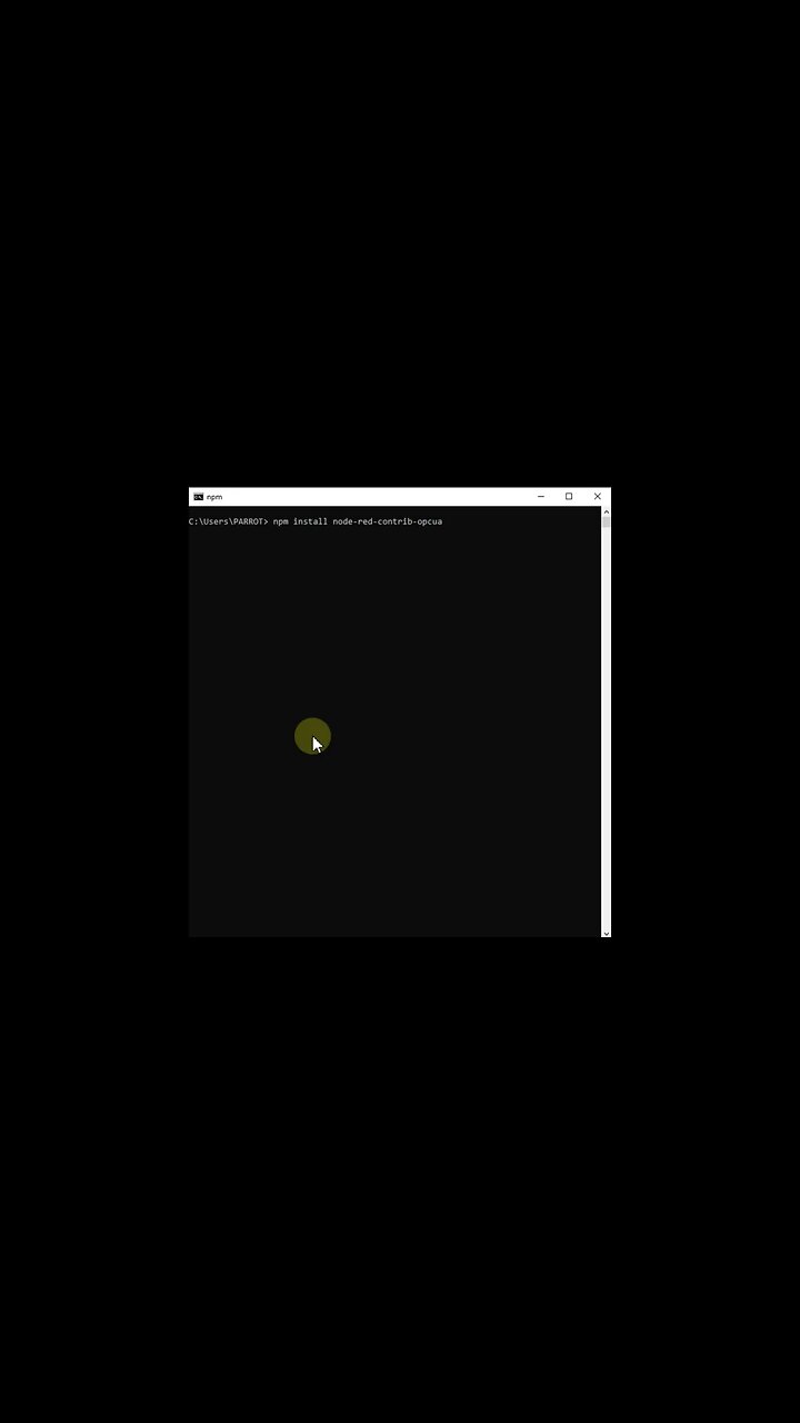 How To Install Node Red Contrib Opcua Node In Node Red From Command Linecmd Iot Iiot