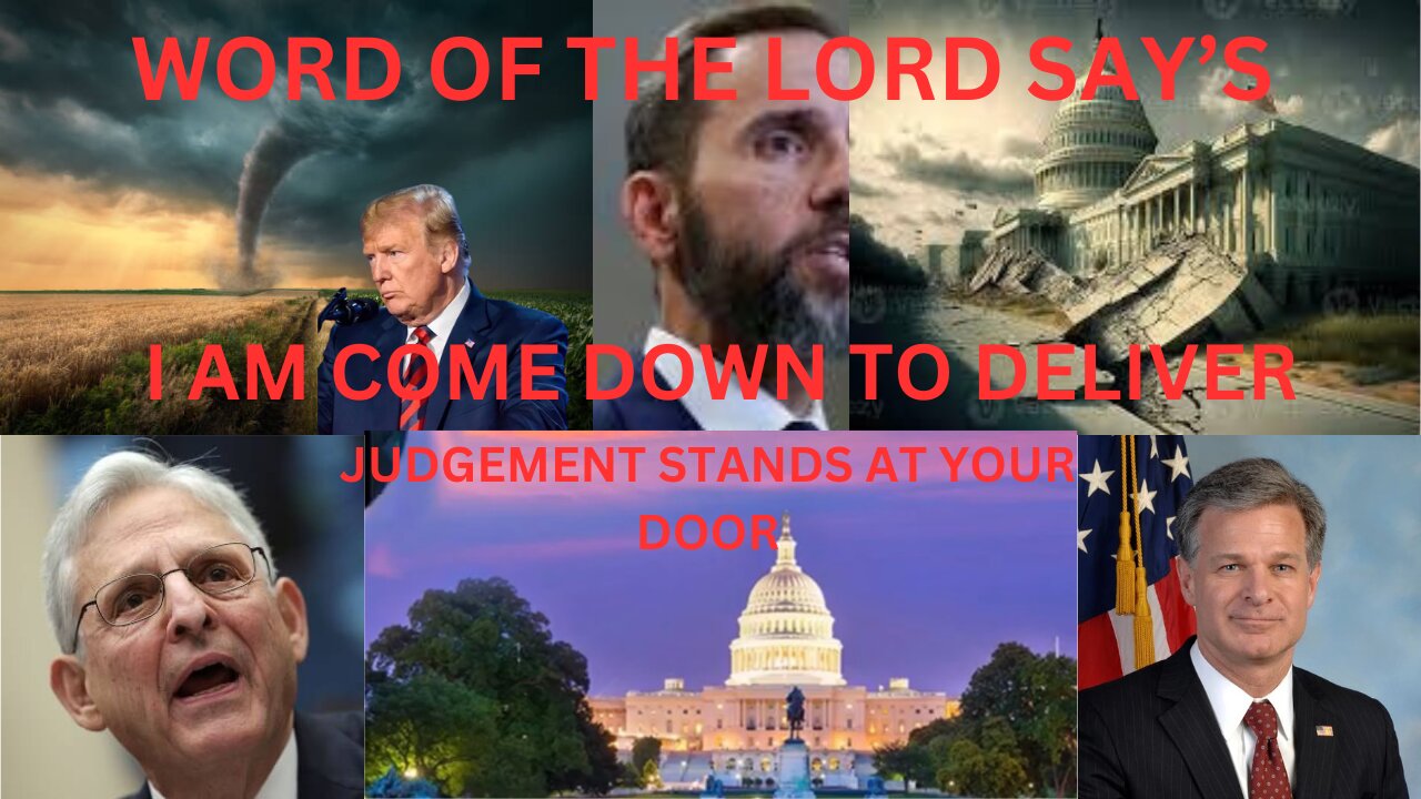 WORD OF THE LORD SAY'S \ I AM COME DOWN TO DELIVER JUDGEMENT STAND'S AT ...