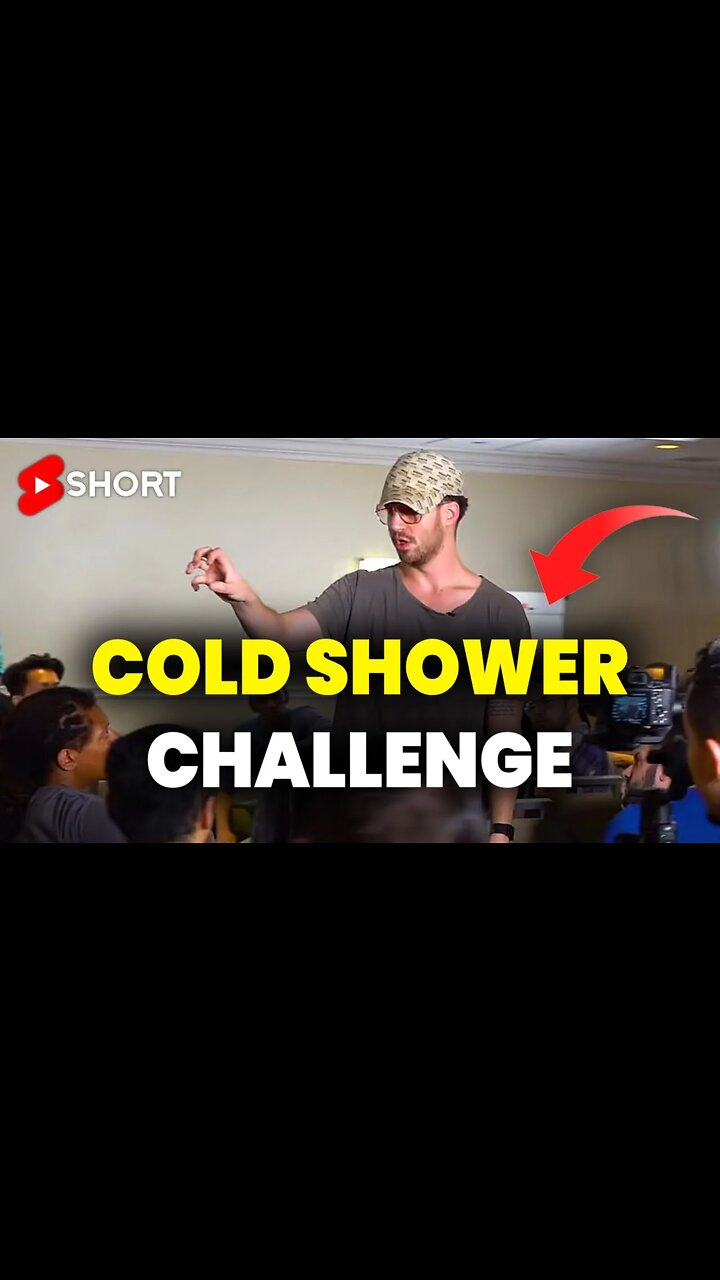 Cold Shower Challenge! ⚠️