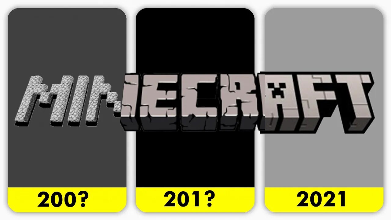 Minecraft Logo History: Evolution Of The Minecraft Symbol🦄 Sinta a ...