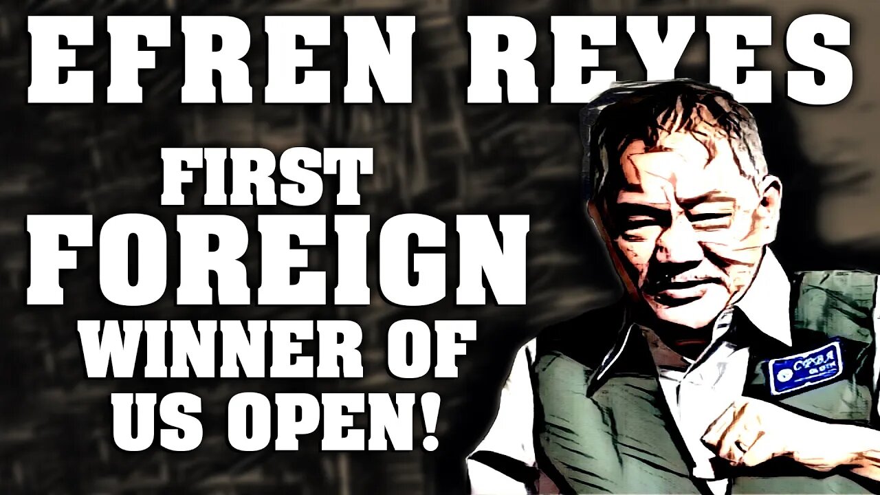 Efren Reyes talks about being the first FOREIGNER to win the US Open