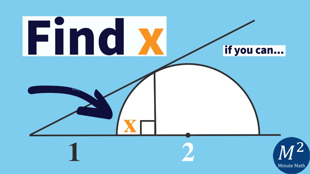 A Fun Geometry Problem | Find the Value of X in the Given Figure ...