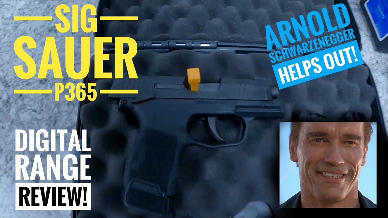 Sig Sauer P365 Range Review: Can Arnold Schwarzenegger's Commentary Make This Gun Shoot Better?