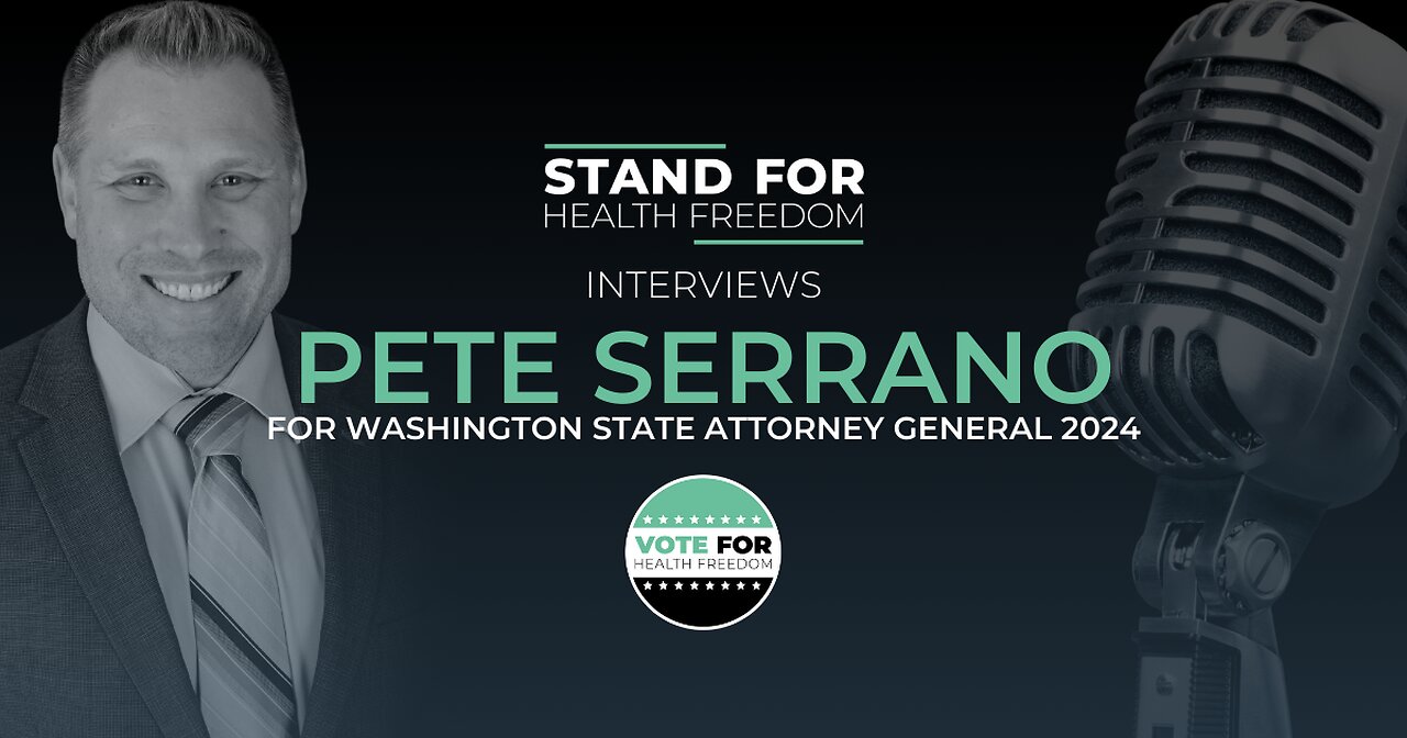 Stand for Health Freedom Interviews Pete Serrano | Vote for Health Freedom