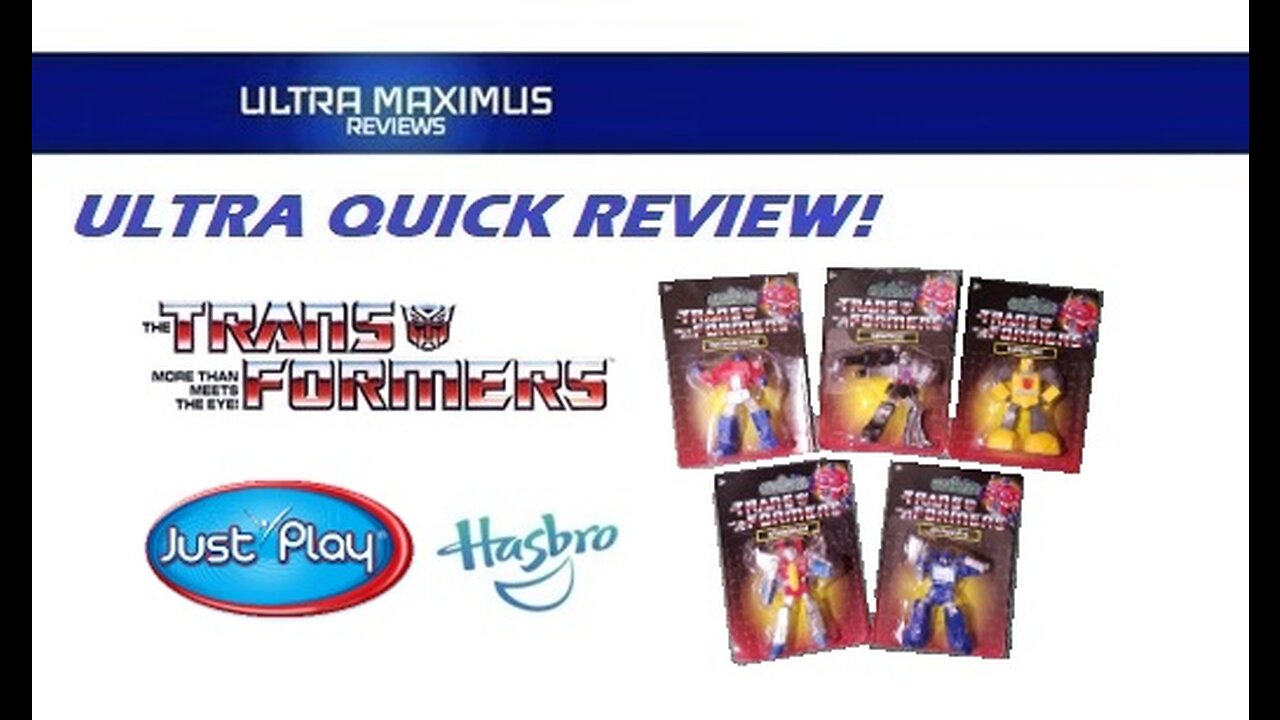 💥 Ultra Quick Review | The Transformers (G1) | Just Play Figures