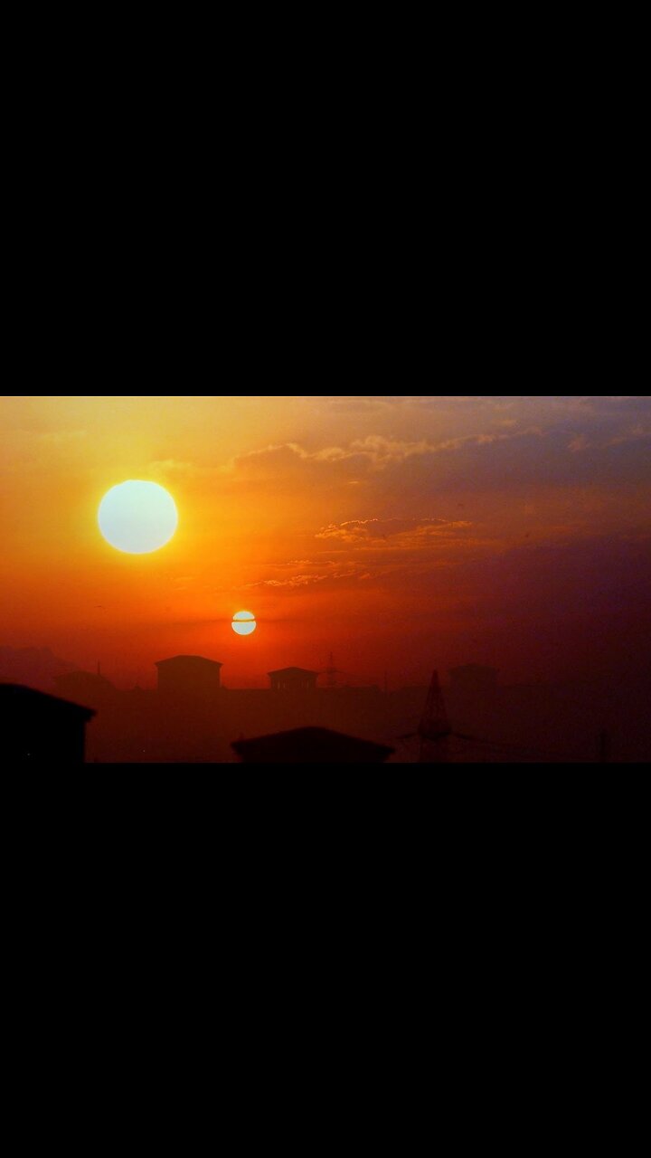 Second Sun in Turkey June 2nd 2023 Seen Through Thermal Lens