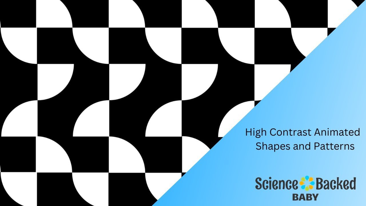 High Contrast for Infants and Babies - Simple Shapes and Patters in 4K ...