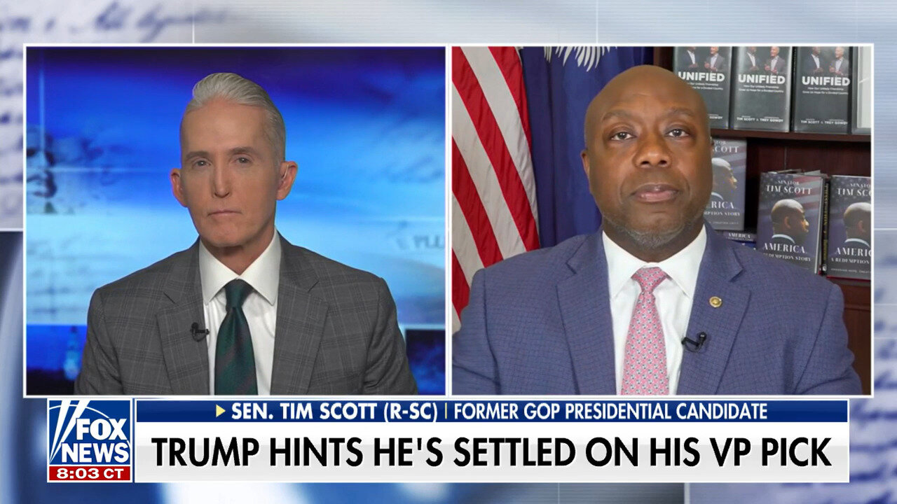 Sen. Tim Scott: What We Need In A Vice President Is Exactly What Kamala ...