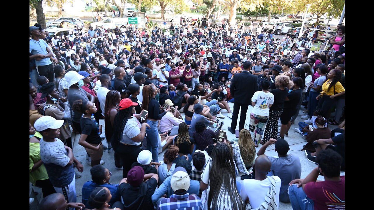 Stellenbosch University students protest after alleged racial incident ...