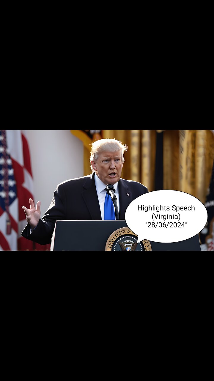 President Donald Trump Speech ️🔥 (Highlights) 2024 (Virginia) 28/06/2024