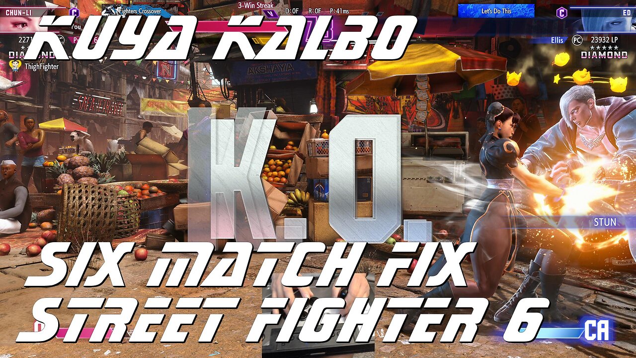 Kuya Kalbo Six Match Fix SF6 Grinding to the top. Chun Li 4 star ...
