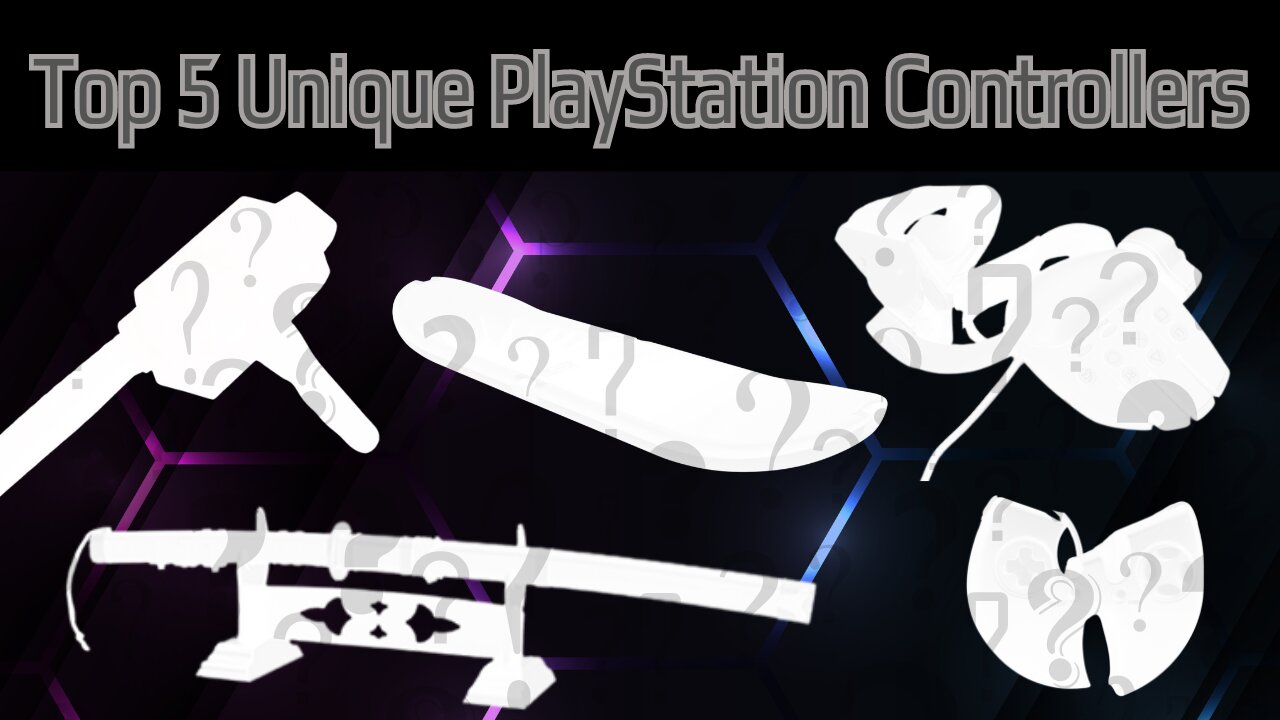 Top 5 Most Unique PlayStation Controllers #controllers #playstation # ...
