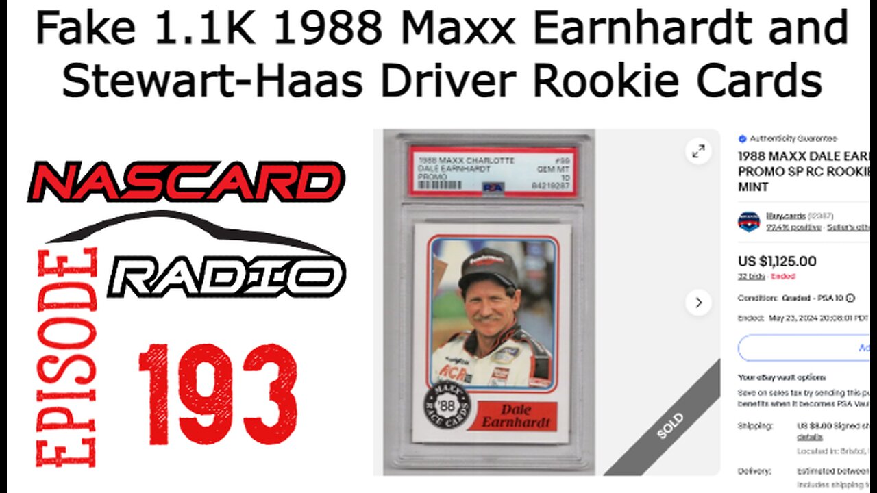 Fake 1988 Maxx Earnhardt in Kings Court and Stewart-Haas Drivers ...