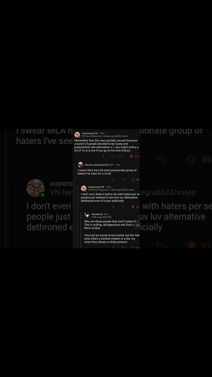 Muv-Luv Alternative Got Review Bombed to #2 on vndb