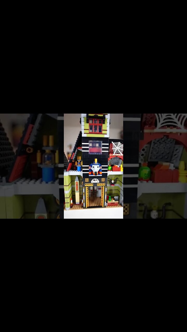 Fully Fuctional LEGO Haunted Mansion Tower Drop!! #lego #hauntedmansion ...