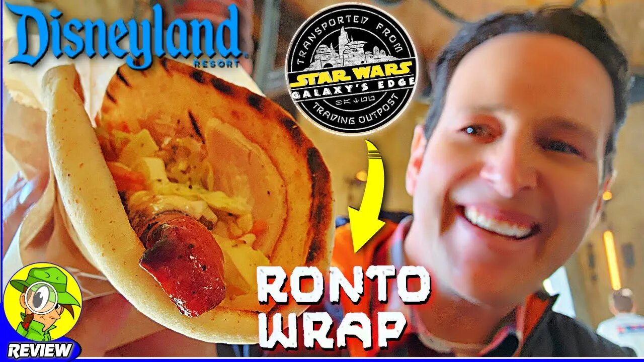 Disneyland® RONTO WRAP Review! 🐭🥙 Star Wars™: Galaxy's Edge 🚀🌌 Peep ...