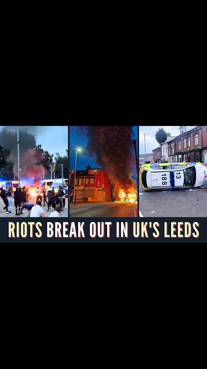 Pakistani and Roma yobs riot in Leeds. Police flee, BBC hide ethnicity